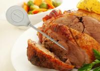 China Professional Instant Read Thermometer Auto Calibration Round Face For Cooking Meat for sale