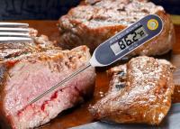 China Safe Stainless Steel Digital Food Probe Thermometer / Kitchen Meat Thermometer for sale