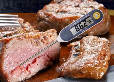 China Safe Stainless Steel Digital Food Probe Thermometer / Kitchen Meat Thermometer for sale