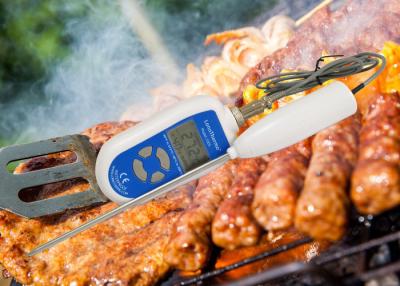China Waterproof Instant Read Digital Thermometer -40°C to 300°C IP68 High Temperature Alarm for Food Processing for sale