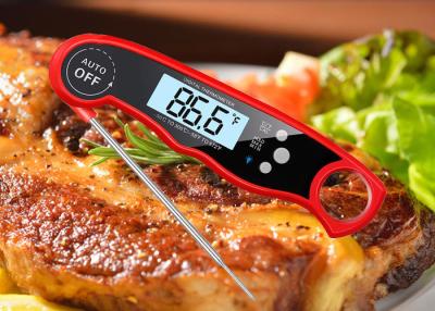 China Foldable Probe Instant Read Thermometer 3 Seconds Fast with Backlight -50 to 300°C for sale