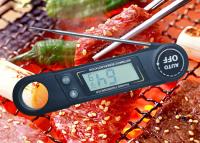 China Food Service English Version Instant Read Thermometer Fold Away Talking For The Blind for sale