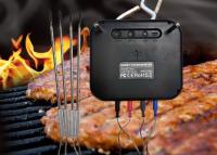 China Rechargeable Wireless Bluetooth Meat Thermometer 4 Probes 100m Range WiFi for sale