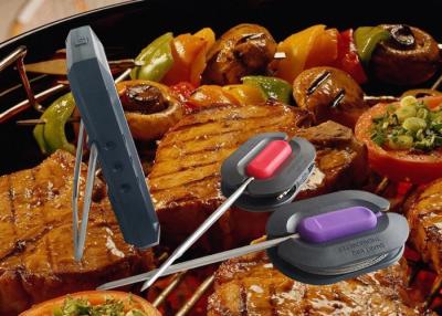 China Bluetooth Meat Thermometer with 6 Probes 100m Range for Grill BBQ ABS Case for sale