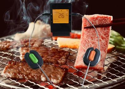 China Bluetooth BBQ Thermometer Wireless with 2 Probes 100m Range 0-350°C for sale