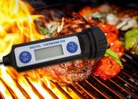 China 127mm Long Probe Bluetooth Grill Thermometer Instant Read Food Grade Digital Display for sale