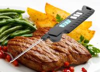 China Splash Proof Commercial BBQ Meat Thermometer For Smoker With Foldable Probe for sale