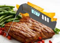China Splash Proof Commercial BBQ Meat Thermometer For Smoker With Foldable Probe for sale