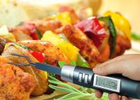 China Instant Read Waterproof Digital Food Thermometer Fork -5 to 110°C Auto Power Off for sale