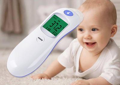 China Infrared Forehead and Ear Thermometer Non Contact Instant Read Baby Fever with LCD Display 32 to 42.9°C for sale