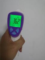 China Digital Medical Grade IR Laser Forehead Thermometer 3 Colors LCD Backlight for sale