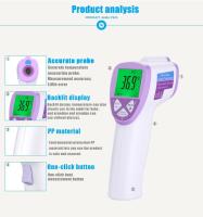 China Non Contact Infrared Thermometer Clinical Digital Temperature Gun for Baby Adult 5 15cm Distance 32 42.2C Range for sale