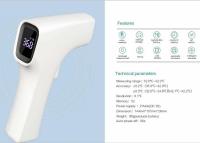 China Non Contact Infrared Forehead Thermometer Gun Type 5-15cm Measuring Distance 32-42.2°C for sale