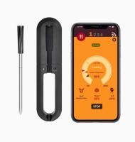 China IP67 Wireless Meat Thermometer 2-in-1 Probe Bluetooth 100ft Range 0-300C for sale