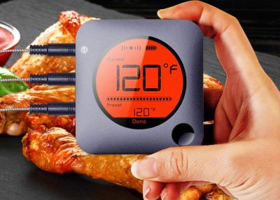 China Digital Six Probes Wireless Bluetooth BBQ Thermometer 100m Range 3s Fast Read for sale