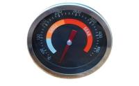 China Stainless Steel 304 Bimetal Barbecue Food Thermometer 80mm Dial 100mm Probe for sale