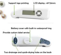 China IP68 Waterproof 4S Fast Read Digital Food Thermometer 304 Stainless Steel Probe -40 to 300°C for sale