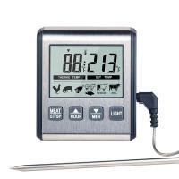 China TP710 Stainless Steel Digital Food Thermometer with Timer Alarm 0-300°C for sale