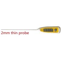 China IP68 Digital Instant Read Meat Thermometer 2mm Thin Probe 0.5°C Accuracy -50 to 300°C for sale