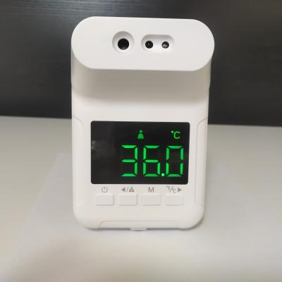 China Wall Mount Body Scanner 10cm Digital Thermometer Infrared Forehead for sale