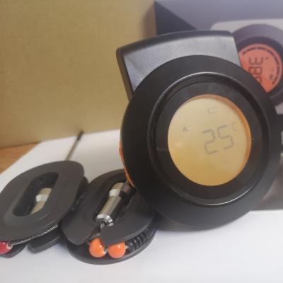 China Wireless BBQ Thermometer with High Low Temperature Alarm Bluetooth 300ft Range 2 Probes for sale