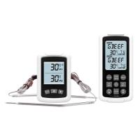 China 433MHz Dual Probe Digital Food Thermometer with Meat Doneness Preset IP65 for sale