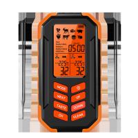 China 433MHz Waterproof Bluetooth BBQ Thermometer Dual Probe 2 Channel for sale