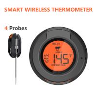 China 5in1 Remote Bluetooth BBQ Thermometer For Smoker Kitchen Cooking Grill for sale