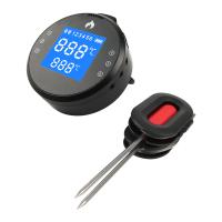 China Wireless WiFi BBQ Grill Meat Thermometer 6 Channels Bluetooth 4.2 2.4 Inch Screen 2000mAh for sale
