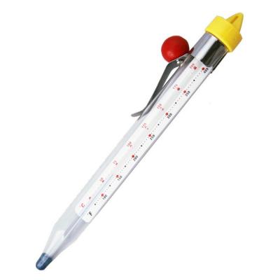 China Glass Tube Instant Read Pen Type Thermometer for Cooking Deep Fry 50-300C for sale