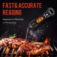 China Digital Waterproof Instant Read Food Thermometer BBQ Cooking Oven Meat With Magnet for sale