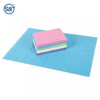 China SJ medical dental bibs wholesale pink black disposable waterproof patient use dental bibs accept custom printed for sale