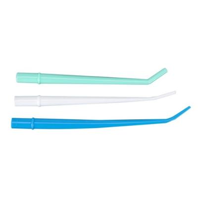 China SJ curved tips surgical saliva aspirator disposable dental surgical aspirator suction tip for sale