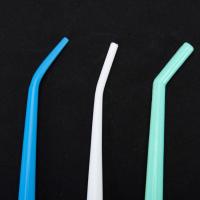 China SJ curved tips surgical saliva aspirator disposable dental surgical aspirator suction tip for sale
