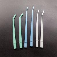 China SJ curved tips surgical saliva aspirator disposable dental surgical aspirator suction tip for sale