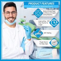 China Self Seal Medical Sterilization Products Disposable Dental Sterilization Pouches for sale