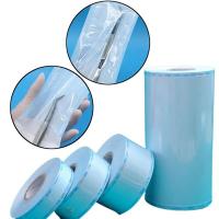 China Medical Sterilization Products Roll Heat Sealing Disposable Surgical Sterile Gusset Pouch Reel for sale