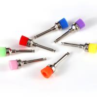 China Colorful Disposable Dental Kit Laboratory Prophylaxis Polishing Dental Prophy Brush for sale