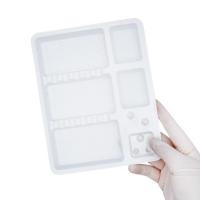 China SJ Plastic Disposable Separating Dental Instrument Tray Divided Setup Dental Kit Tray Wholesale for sale