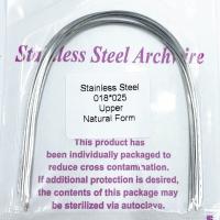 China Stainless Steel  Dental Disposable Products Elastic Memory Round  NITI Orthodontics Archwires for sale