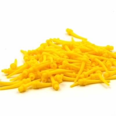 China Dental Silicone Material Disposable Impression Mixing Tips Yellow for sale
