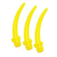 China Dental Silicone Material Disposable Impression Mixing Tips Yellow for sale