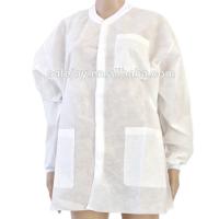 China Waterproof Disposable Medical Clothing Isolation Gown White Safety Clothing Suit for sale