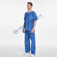 China Custom Service Disposable Medical Clothing Short Sleeve Breathable for sale