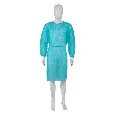 China Lightweight Disposable Medical Clothing Customized Green Color Unisex for sale
