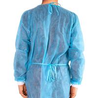 China EN13795 Non Woven PP Protective Hospital Medical Lab Coat for sale