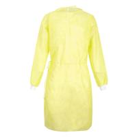 China Yellow Disposable Medical Clothing  Aami Level 2 Pp + Pe Material for sale
