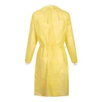 China Yellow Disposable Medical Clothing  Aami Level 2 Pp + Pe Material for sale