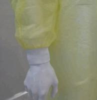 China SJ Medical Disposable Isolation Gown Level 1 Dental Yellow for sale