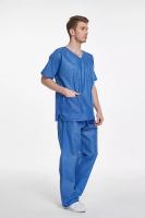 China Non Woven Disposable Medical Clothing Unisex Hospital Scrub Suit For Doctors And Nurses for sale